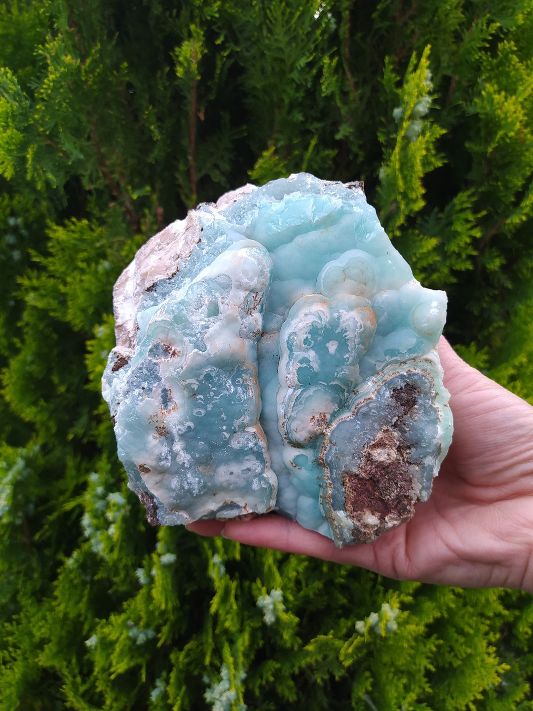 Blue Smithsonite Greek Minerals Natural Specimen - Etsy