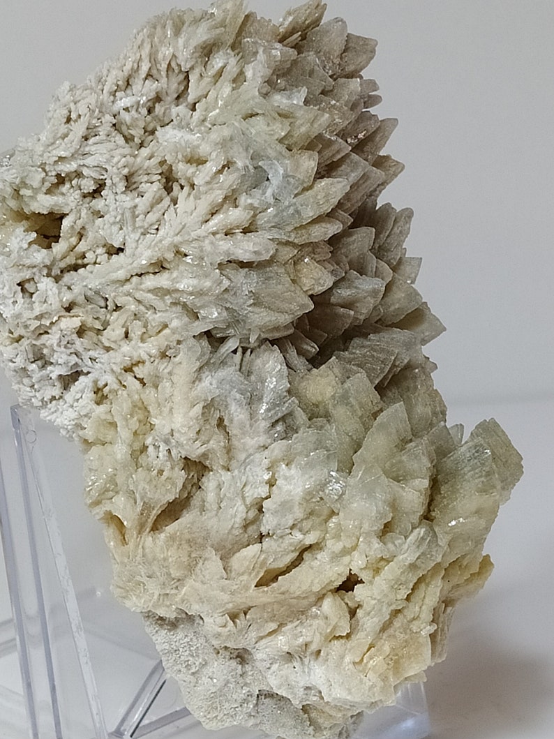 Cristales de barita verde, La Unión, Murcia, España, muestra de mineral ...