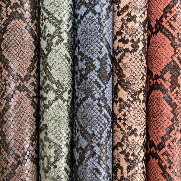 Snakeskin Fabric - Etsy UK