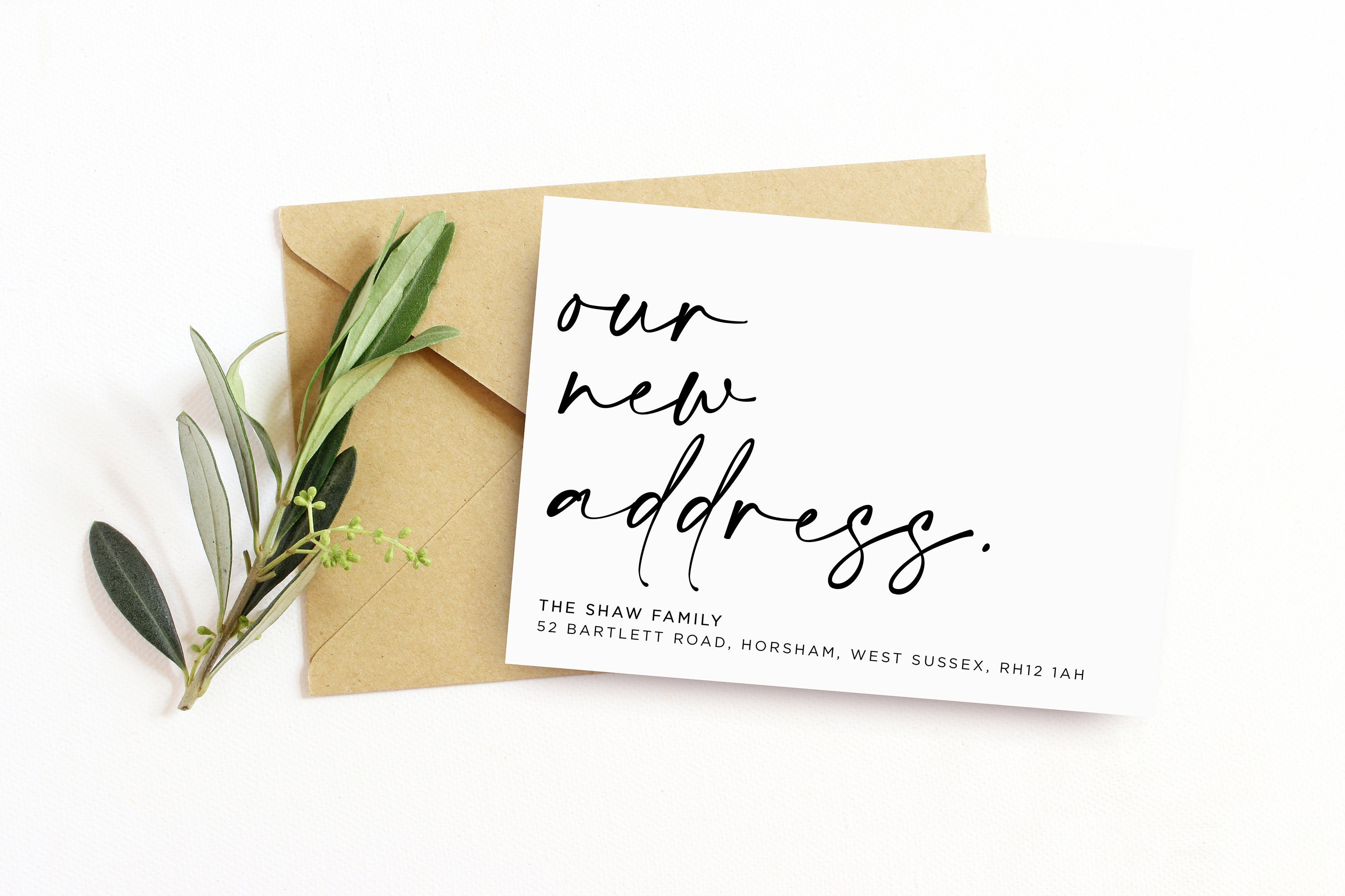 New Address New Address Card Address New Home New | Etsy