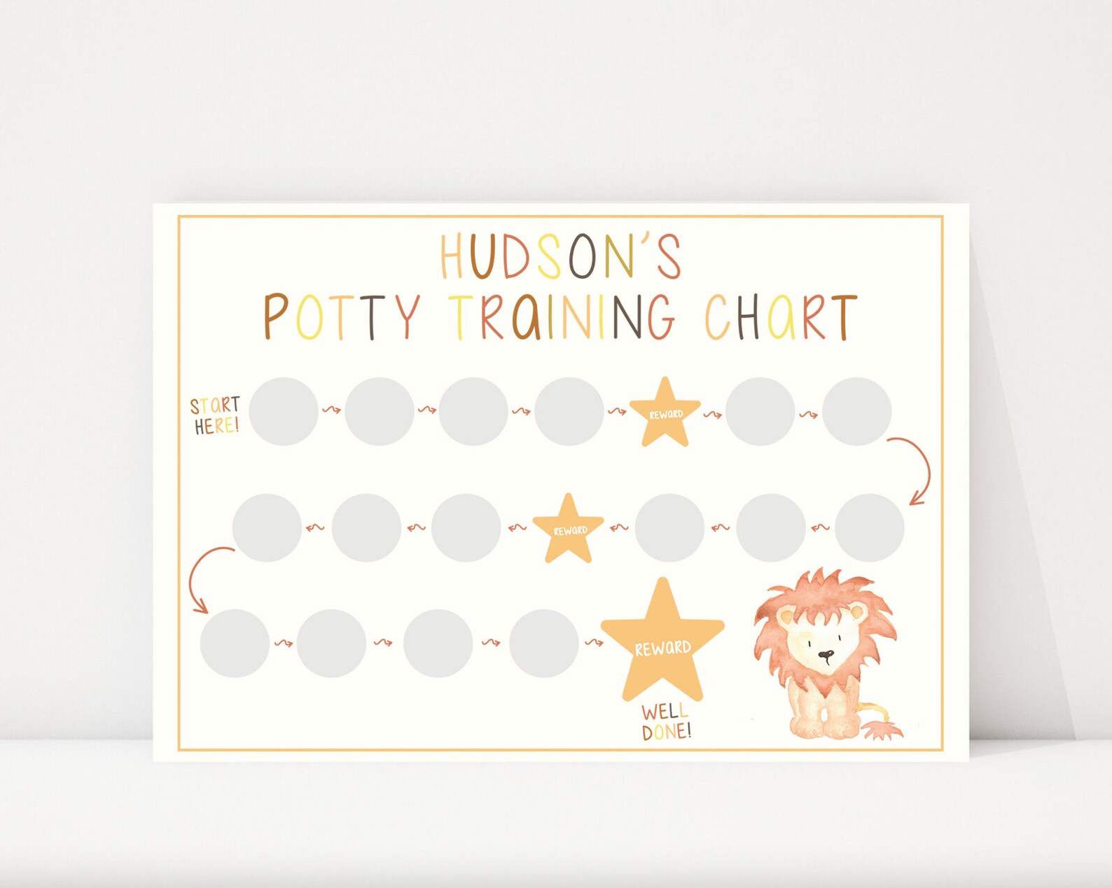 Toilet Training Chart | Toilet Training | Potty Training | Reward Chart ...