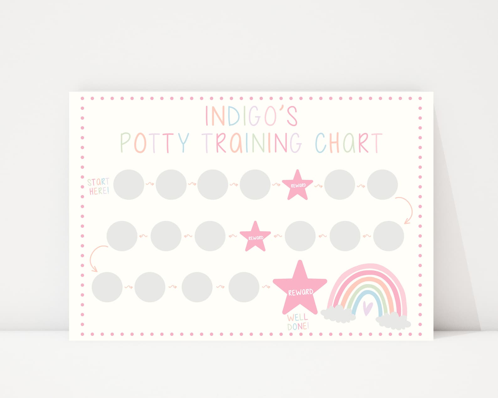 Toilet Training Chart | Toilet Training | Potty Training | Reward Chart ...