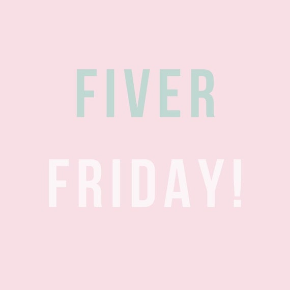 FIVER FRIDAY Special Offer Five Pounds Offer Giveaway | Etsy