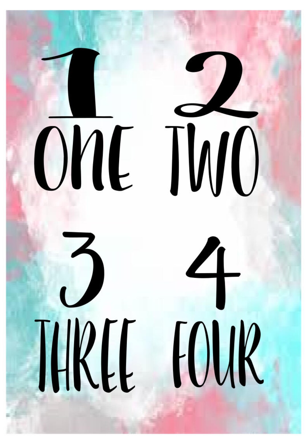 Numbers Svg, Counting Svg, Learning Svg, Lettered Number Svg, Pretty ...