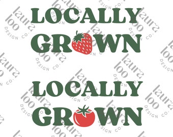 Locally Grown Baby Svg - Etsy