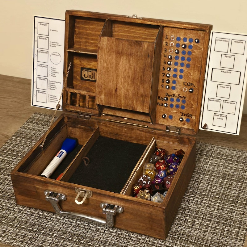 Dnd Dice Box - Etsy