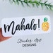 37 MAHALO! Stickers, Happy Mail Stickers, Pineapple Stickers, Packaging ...