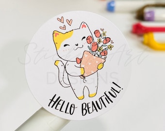 16 Sending Love Labels I Miss You Stickers Social Distancing | Etsy