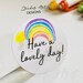 16 Have a Lovely Day Stickers, Happy Mail Labels, Packaging Stickers ...