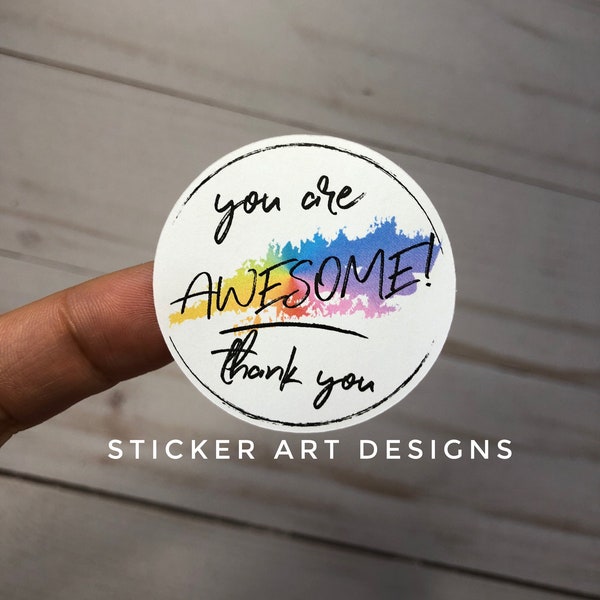 Awesome Stickers - Etsy