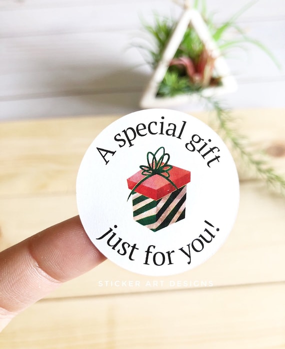 30 A SPECIAL GIFT for You Stickers Christmas Stickers Thank - Etsy
