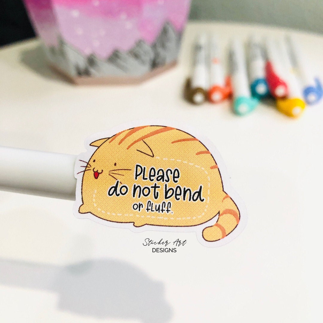 40 Please Do Not Bend Stickers, Happy Mail Stickers, Funny Stickers ...