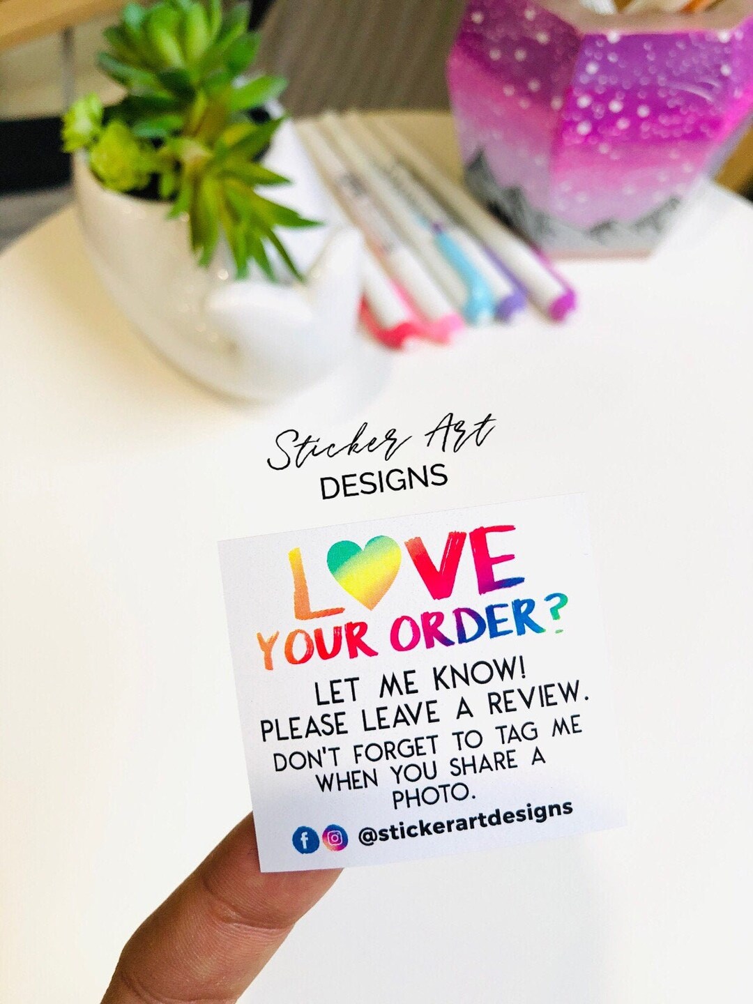 Leave a Review Stickers, Thank You Business Stickers, Thank You ...