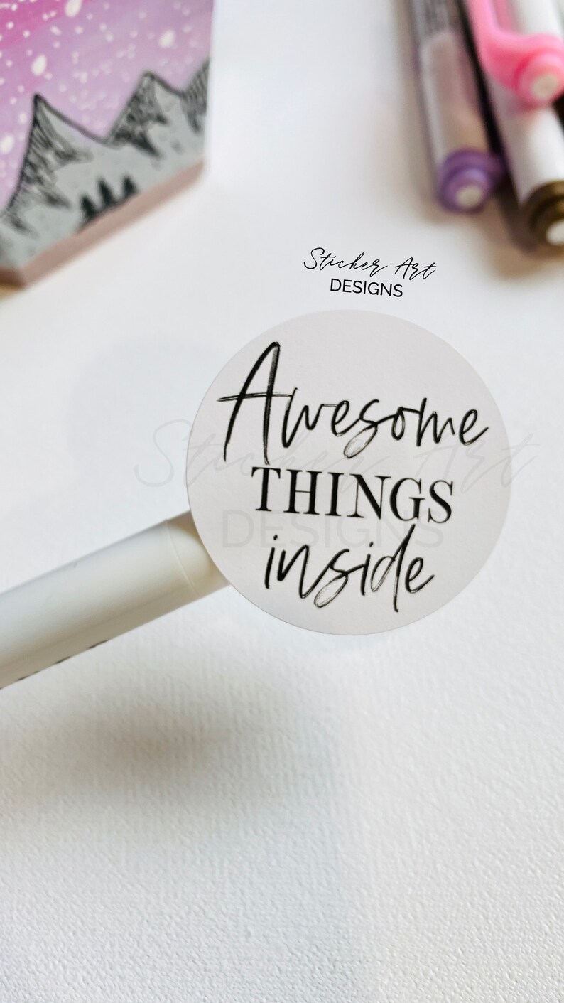 63 1 Awesome Things Inside Labels Small Business - Etsy