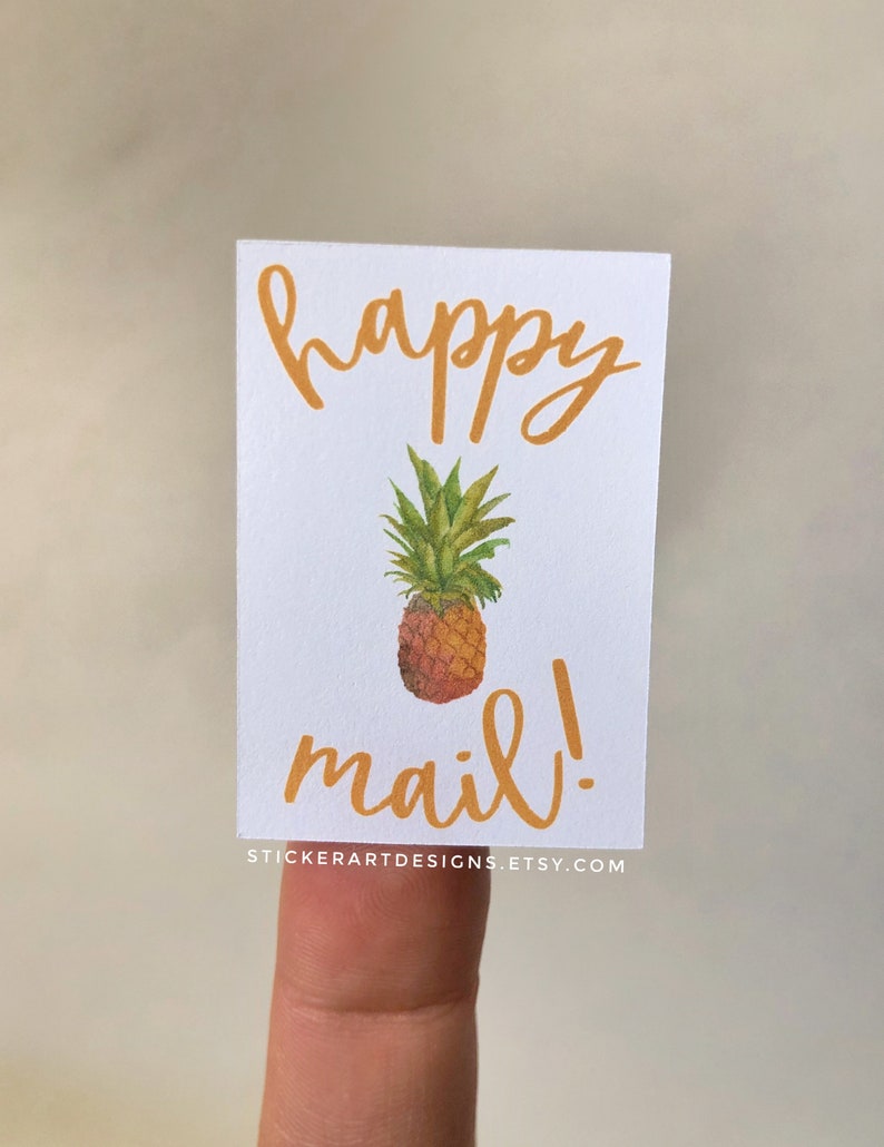 42 Happy Mail Stickers BUSINESS STICKERS Packaging Stickers | Etsy