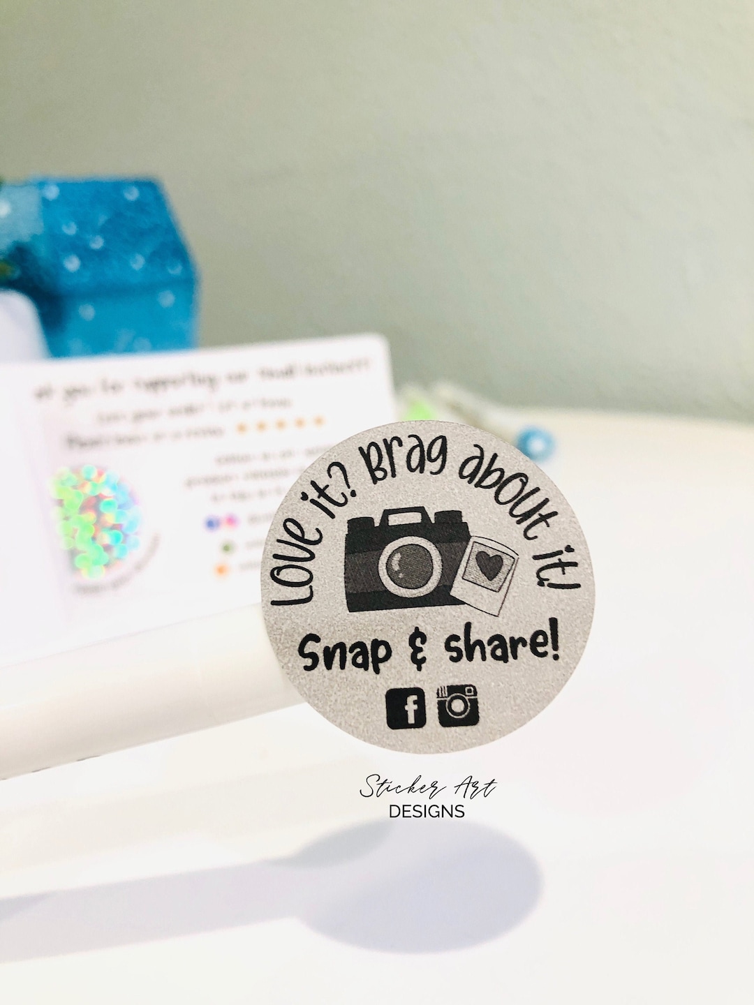 42 Social Media Stickers, Love It? Snap & Share Stickers, Instagram ...