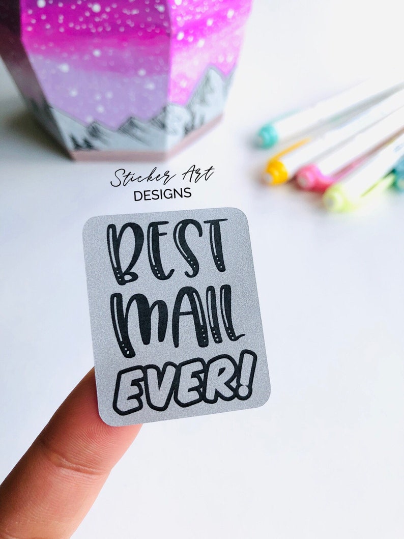 Best Mail Ever Stickers Happy Mail Stickers Small Business - Etsy