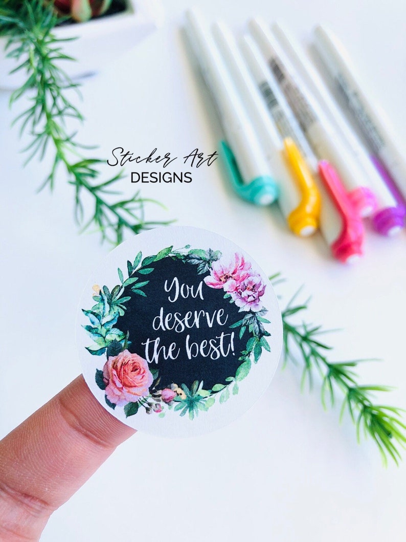 30 Journal Sticker You Deserve the BEST Sticker Wedding - Etsy
