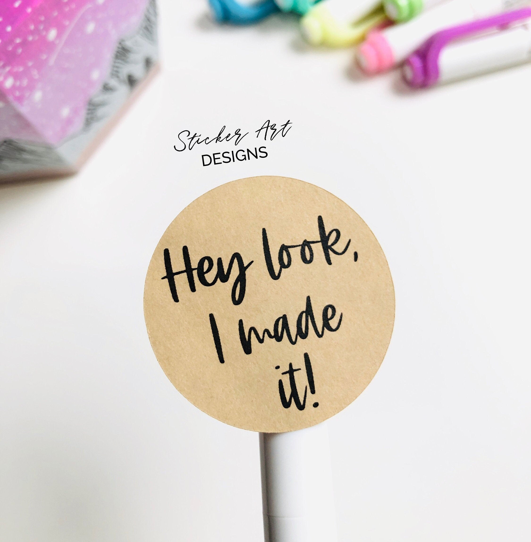 42 I made it Stickers Business Sticker Funny Happy Mail | Etsy