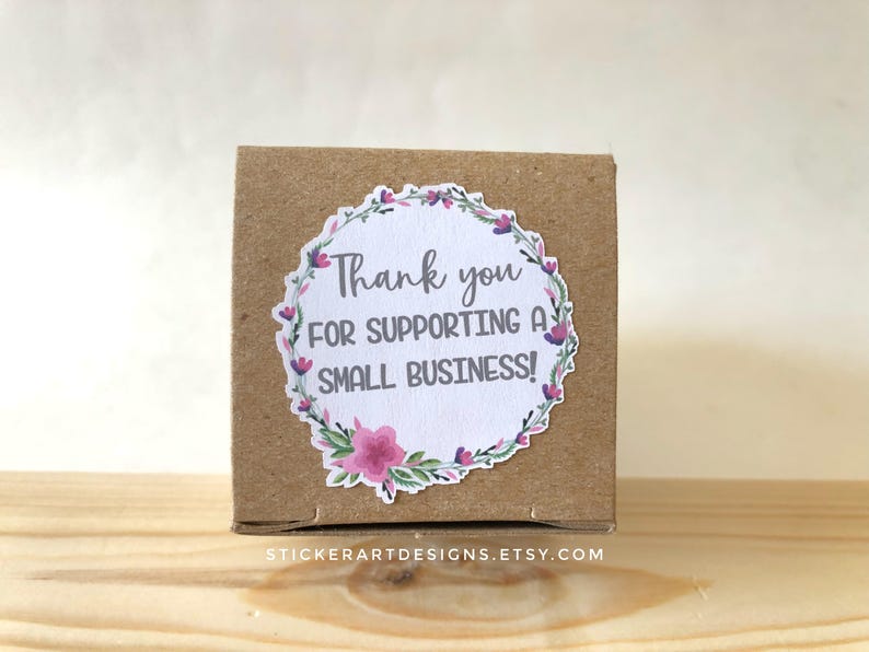 30 Packaging Stickers Mailing Sticker Floral Stickers | Etsy