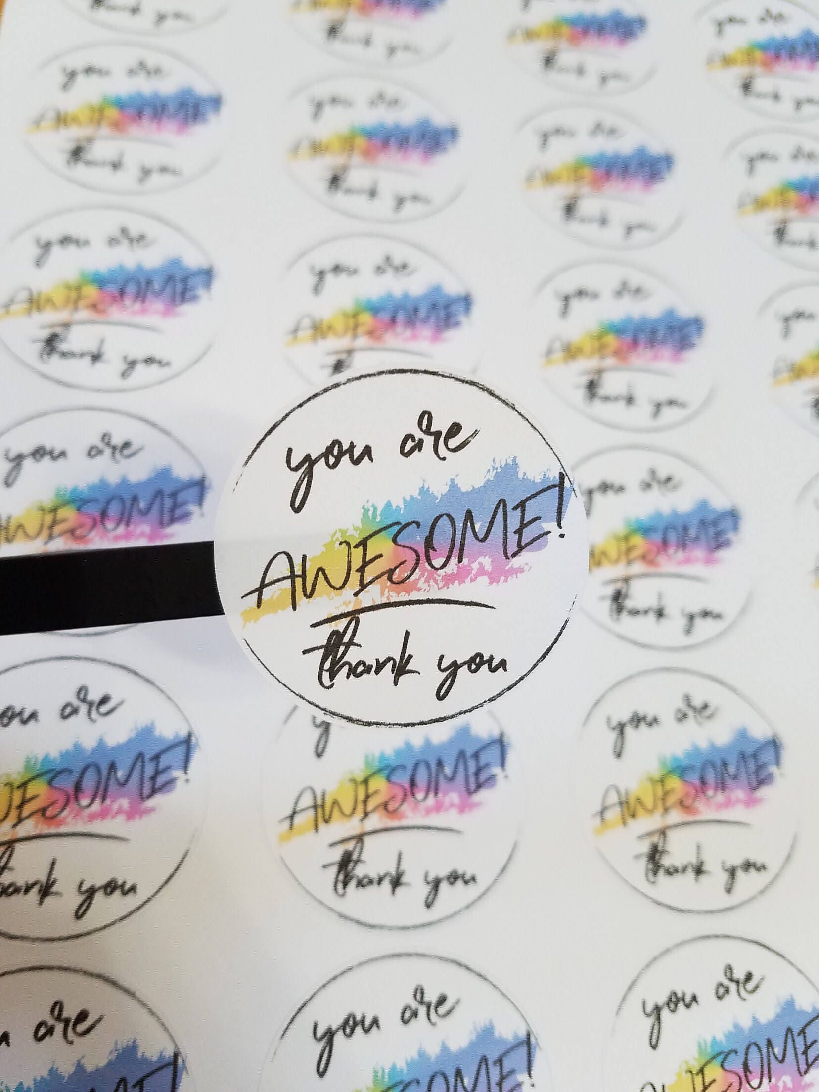 30 You Are Awesome Stickers Packaging Stickers Small - Etsy Canada