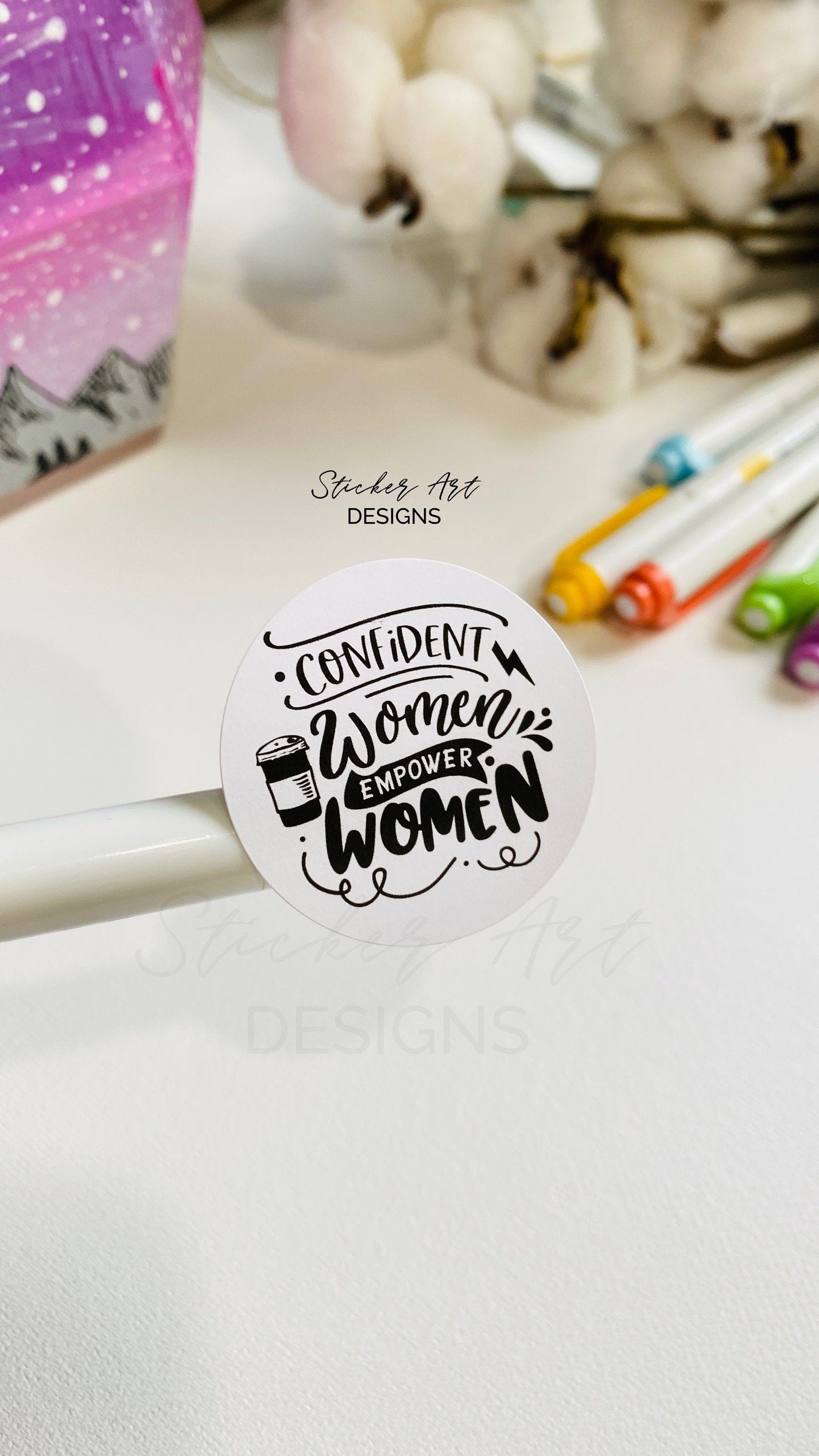 16 Confident Women Empower Women Stickers Thank You Labels | Etsy