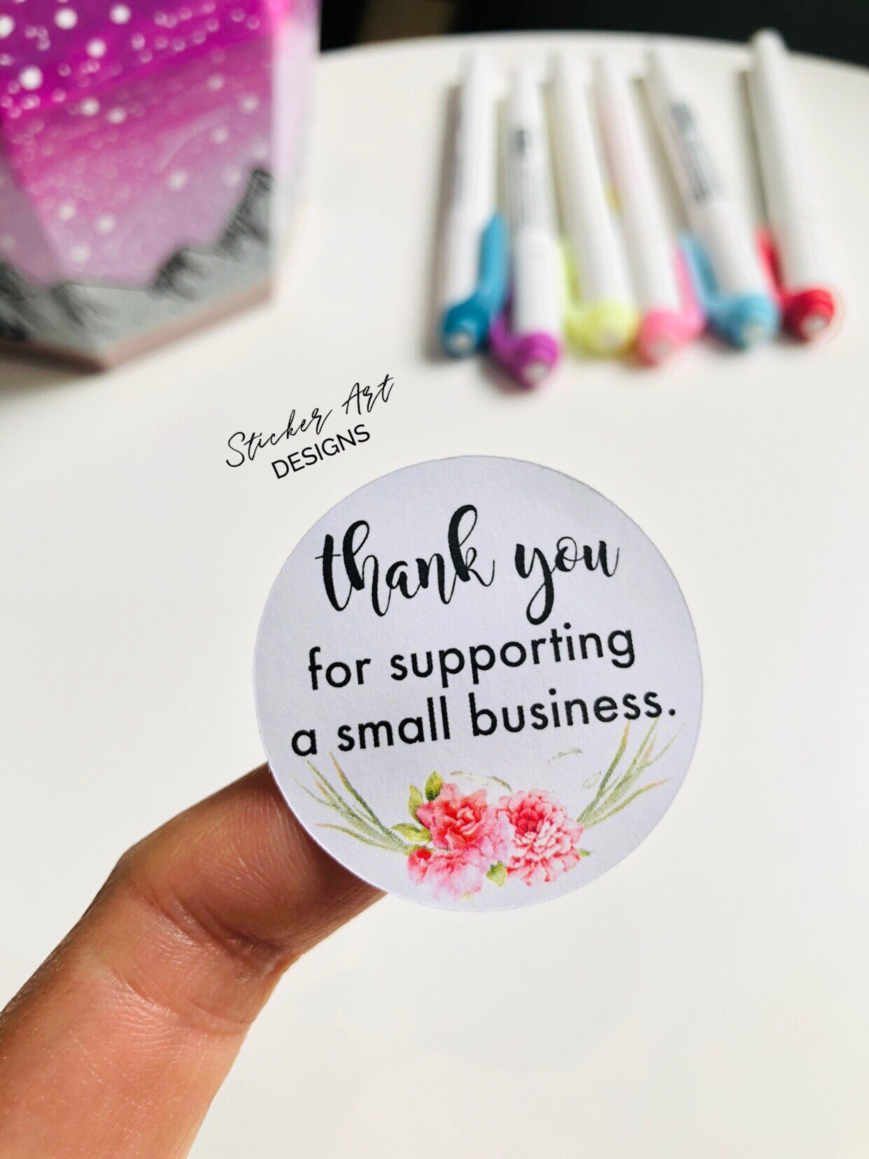 30 THANK YOU for Your Purchase Stickers Thank You for | Etsy