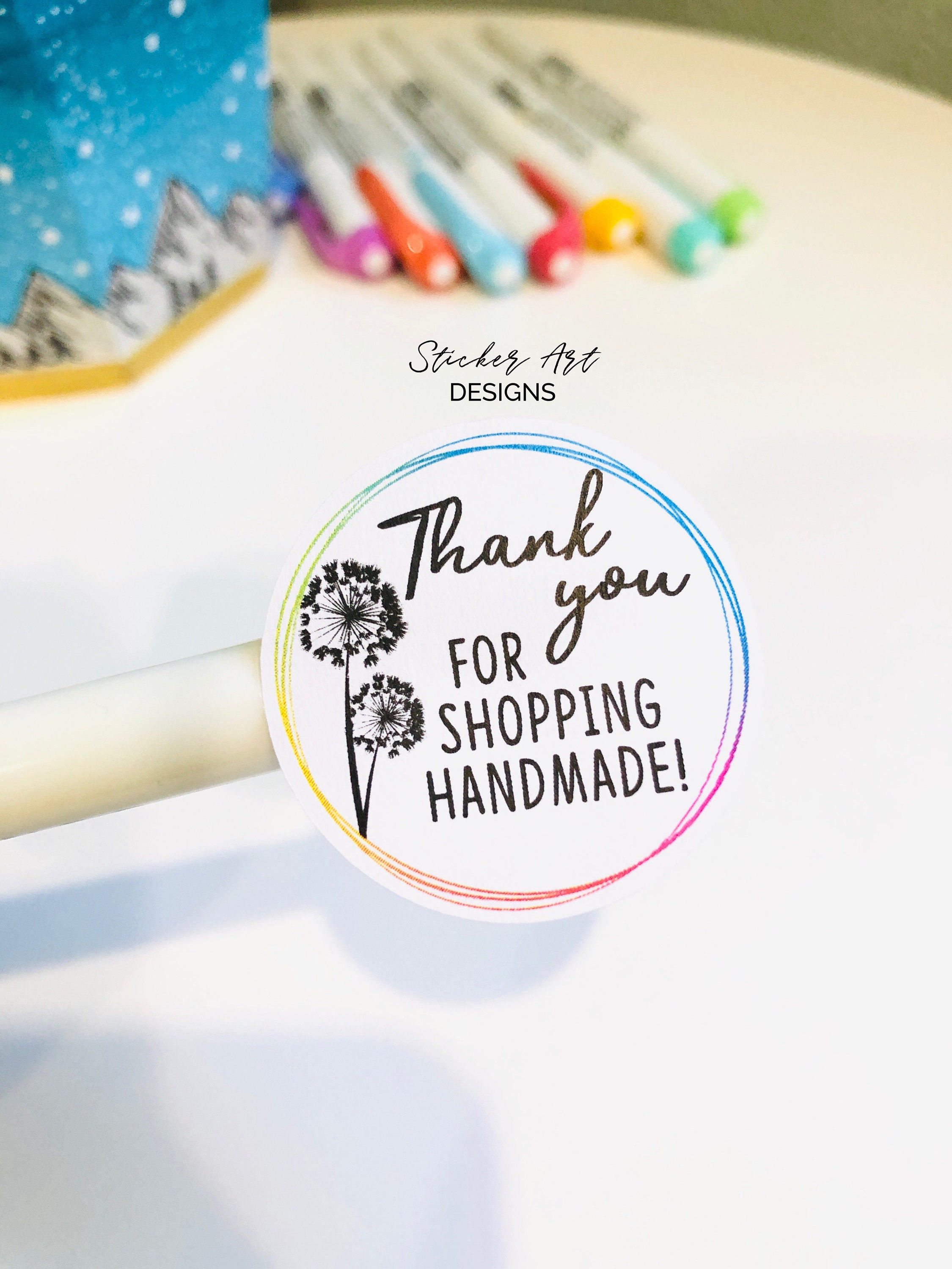 30 Thank You Labels Small Business Stickers Body Butter | Etsy