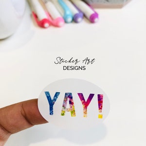 45 YAY Stickers, Packaging Stickers, Planner Stickers, Small Business ...