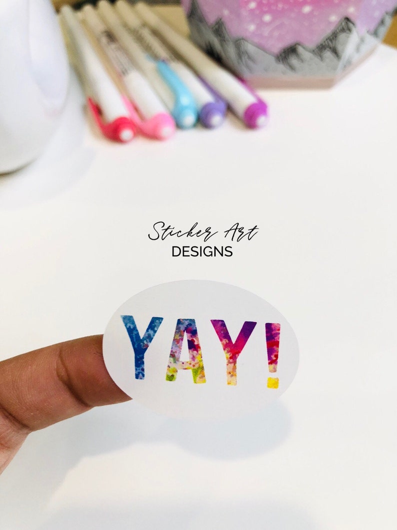 45 YAY Stickers Packaging Stickers Planner Stickers Small - Etsy