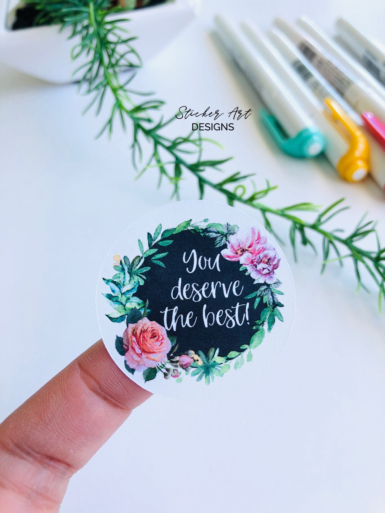 30 Journal Sticker You Deserve the BEST Sticker Wedding - Etsy