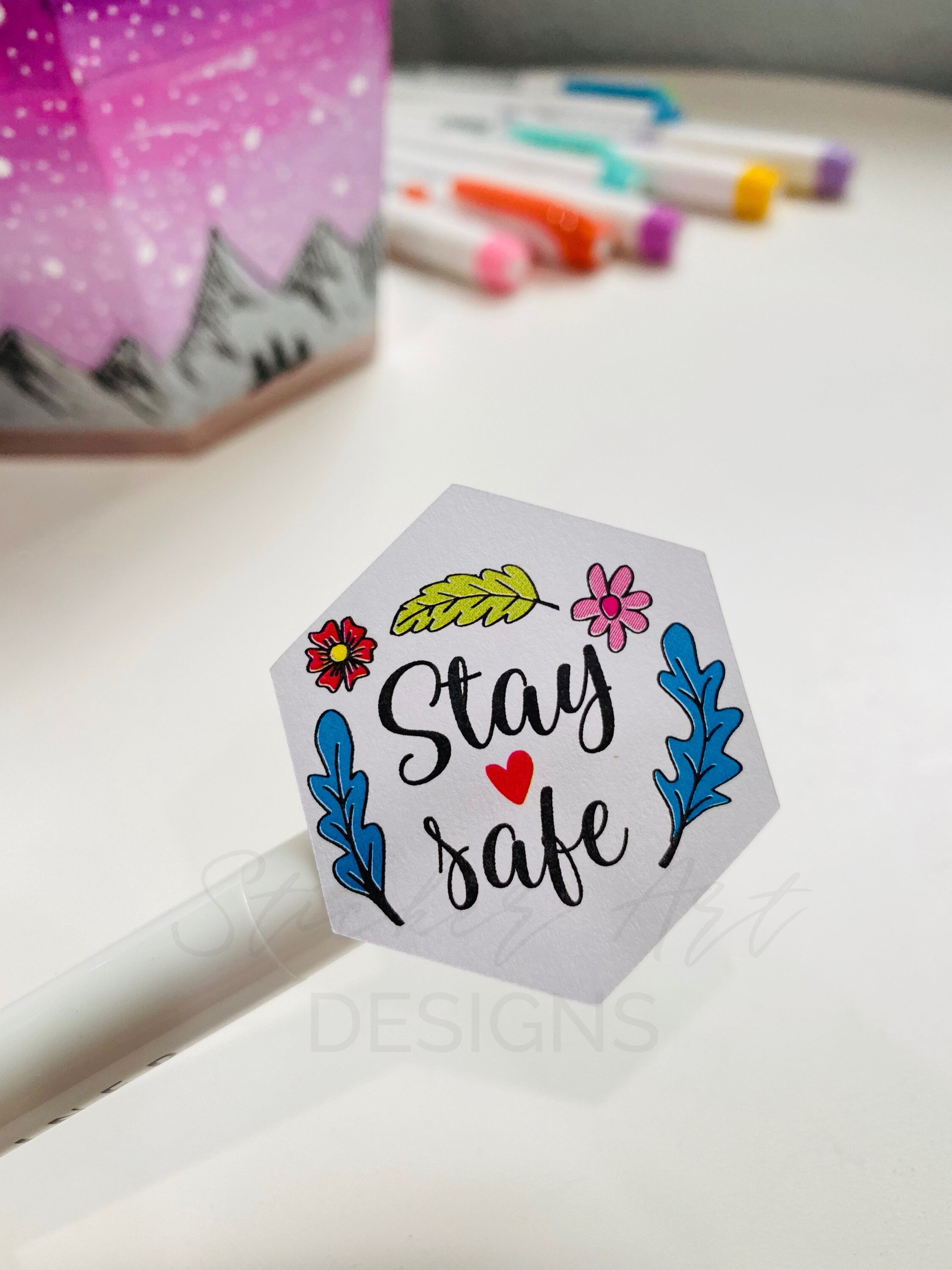 36 Stay Safe Stickers Business Stickers Happy Mail Stickers | Etsy