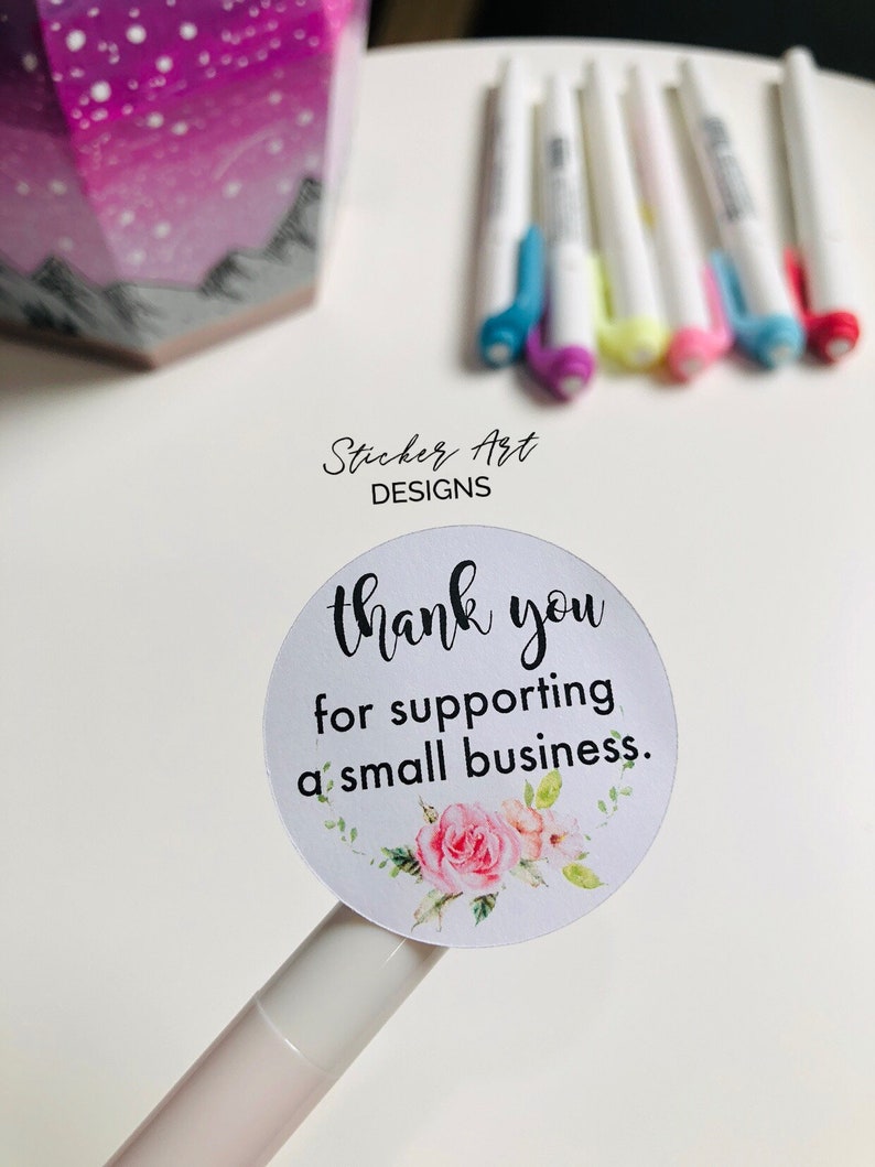 30 Packaging Sticker Business Sticker THANK YOU for your | Etsy