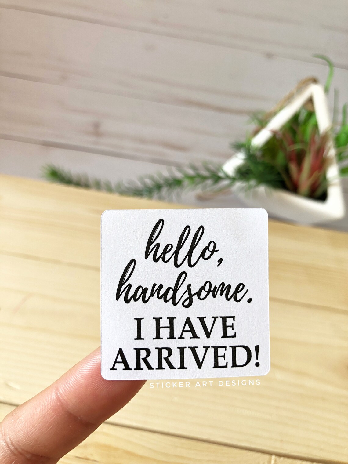 Business Packaging Stickers I Have Arrived Stickers Hello | Etsy