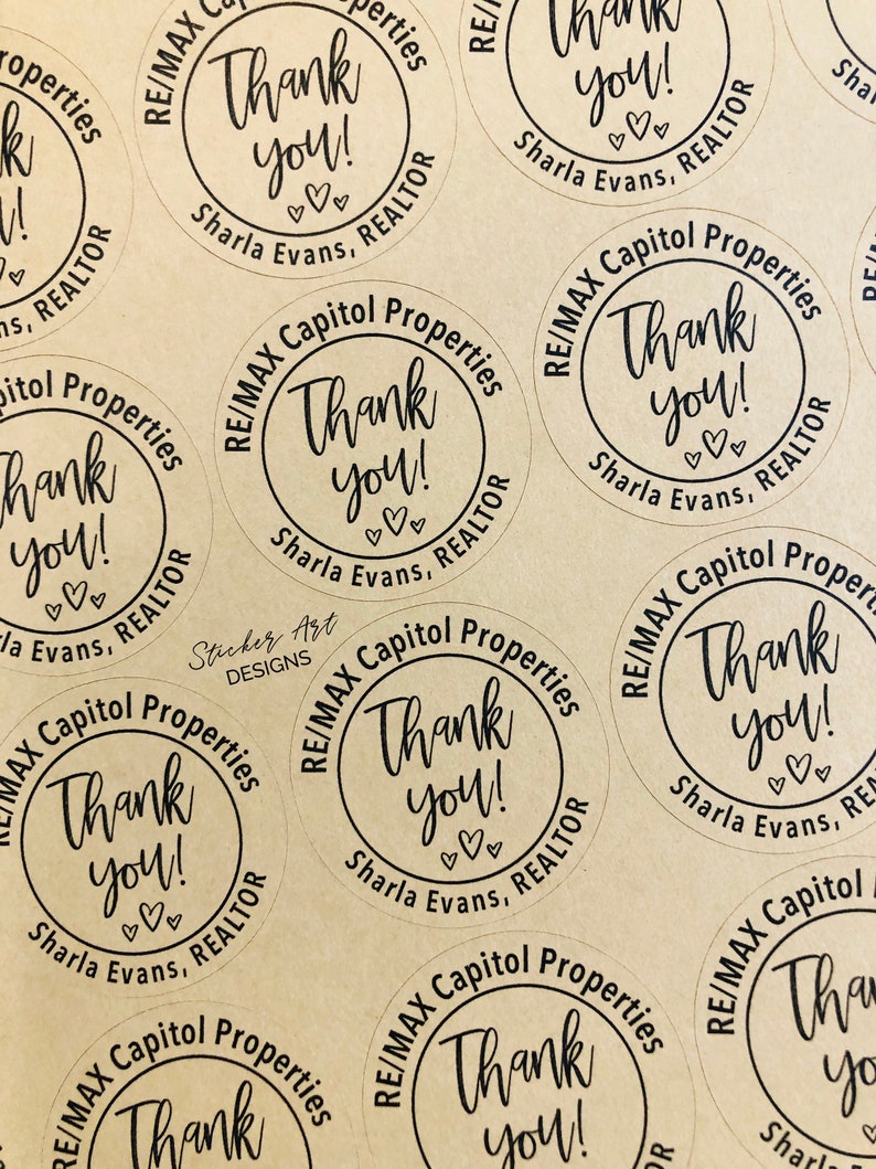 30 RE/MAX Stickers Custom Realtor Stickers Personalized | Etsy
