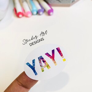 45 YAY Stickers, Packaging Stickers, Planner Stickers, Small Business ...