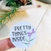 30 Pretty Things Inside Stickers, FUN Business Packaging Stickers ...