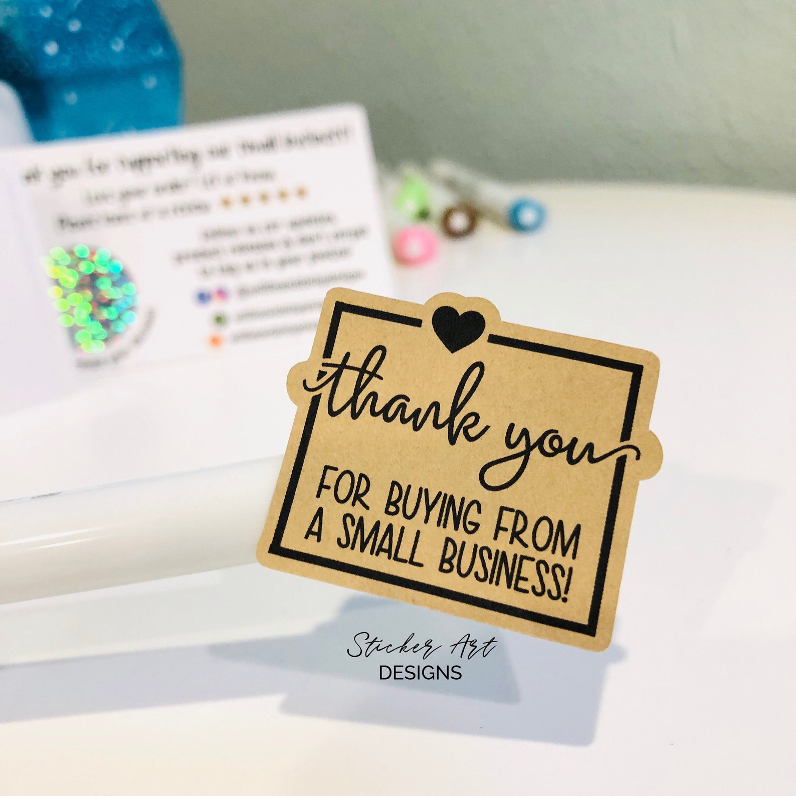 35 Happy Mail Sticker Thank You Business Labels Thank You | Etsy