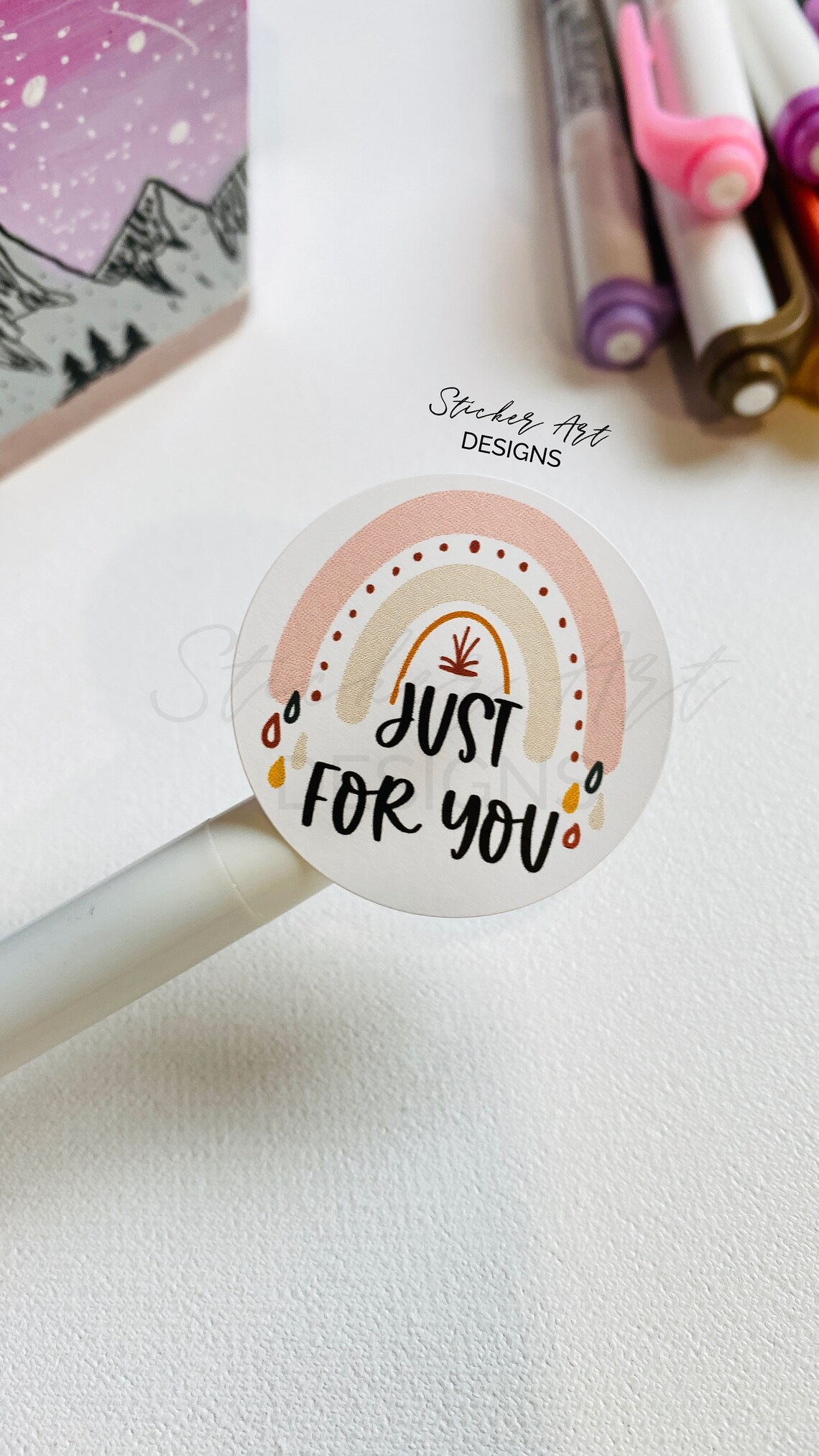 42 Just for You Labels Small Business Sticker Happy Mail | Etsy