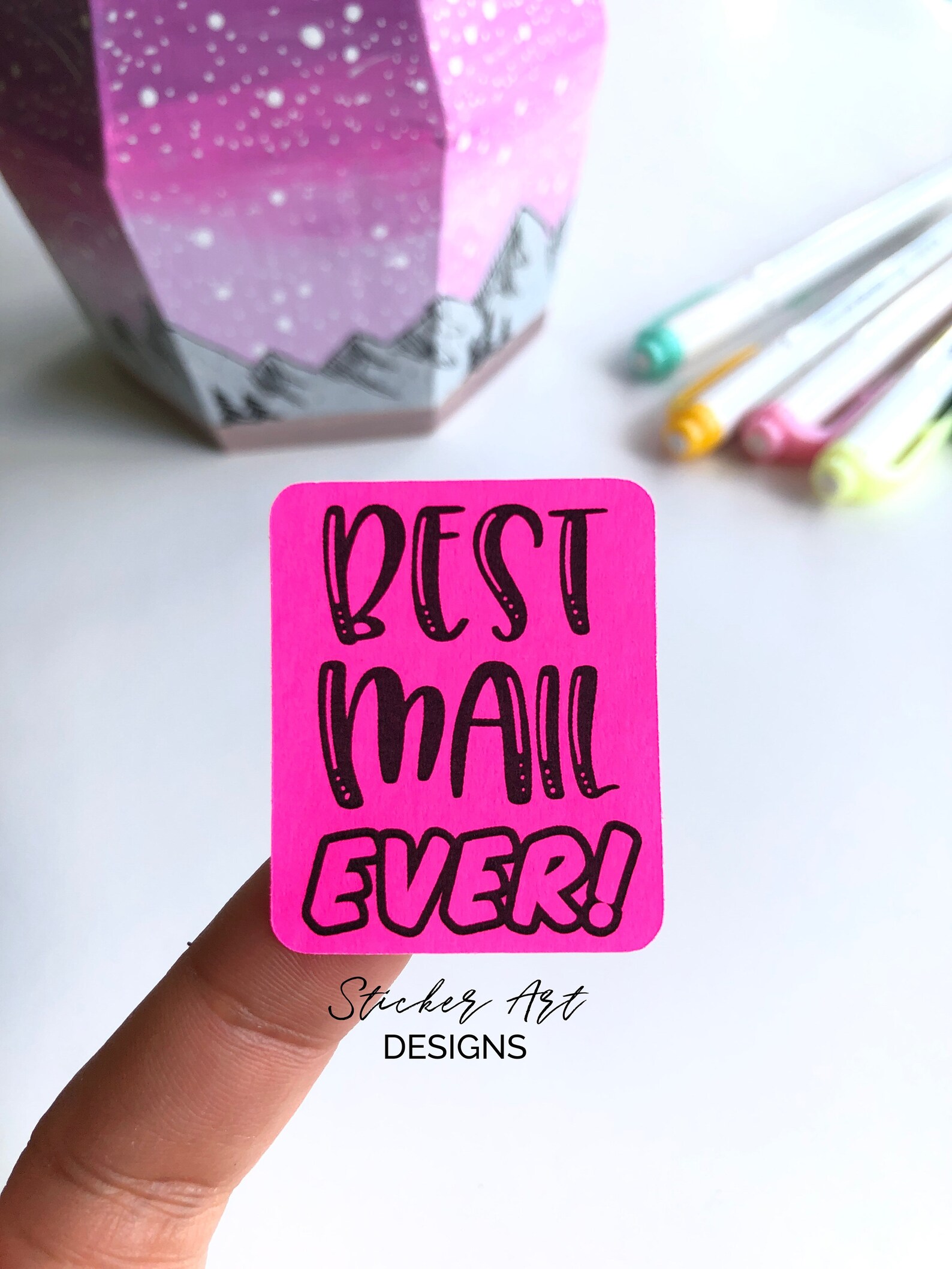 Best Mail Ever Stickers Happy Mail Stickers Small Business | Etsy