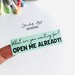 Open Me Already Stickers, Business Stickers, Funny Happy Mail Stickers ...