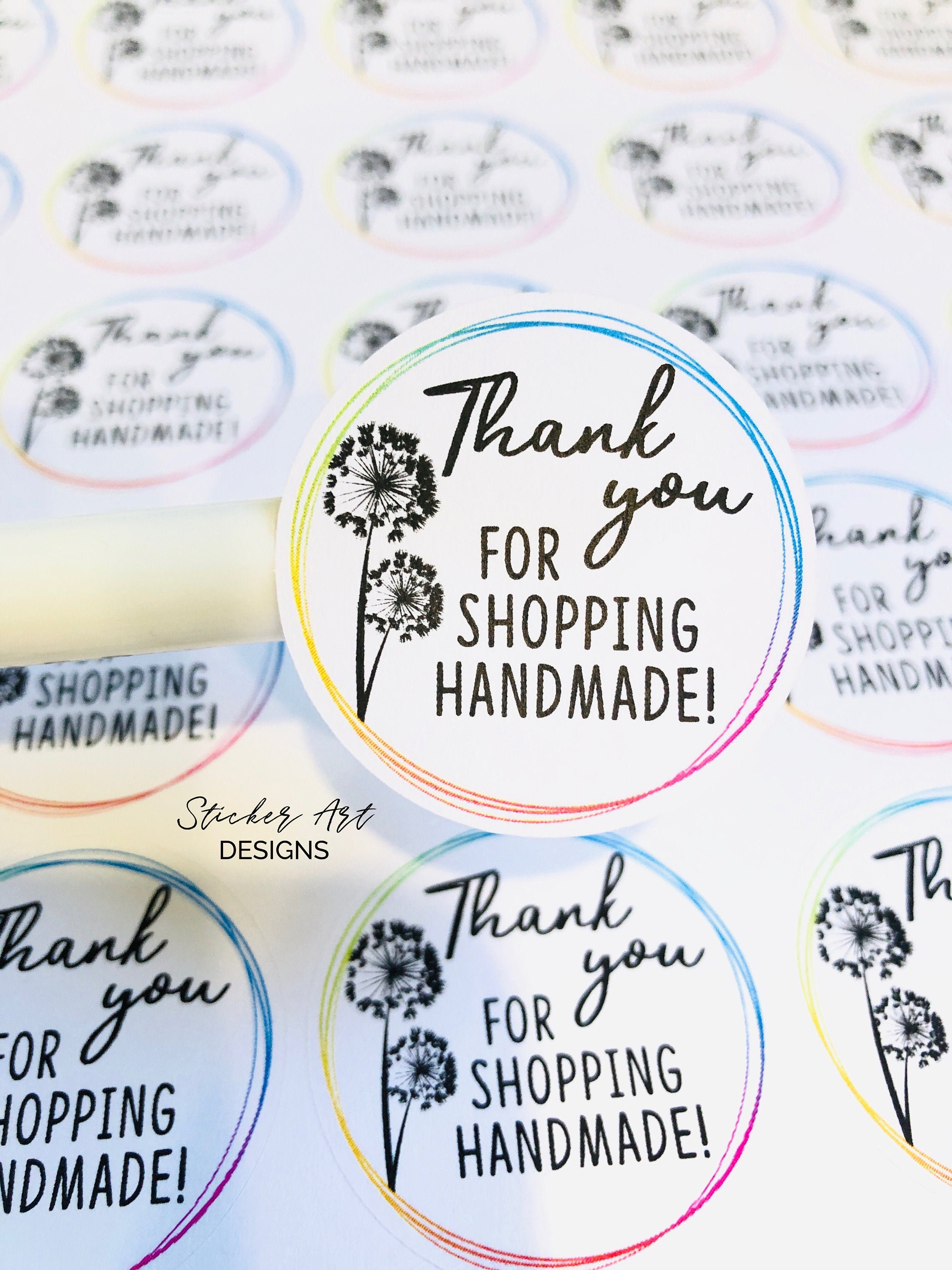 30 Thank You Labels Small Business Stickers Body Butter | Etsy