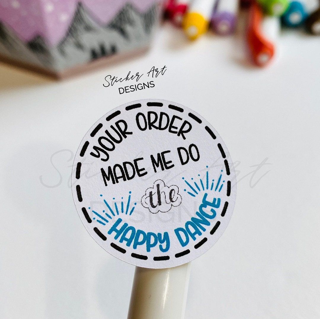 42 Happy Mail Packaging Stickers, Business Stickers, Packaging Labels ...