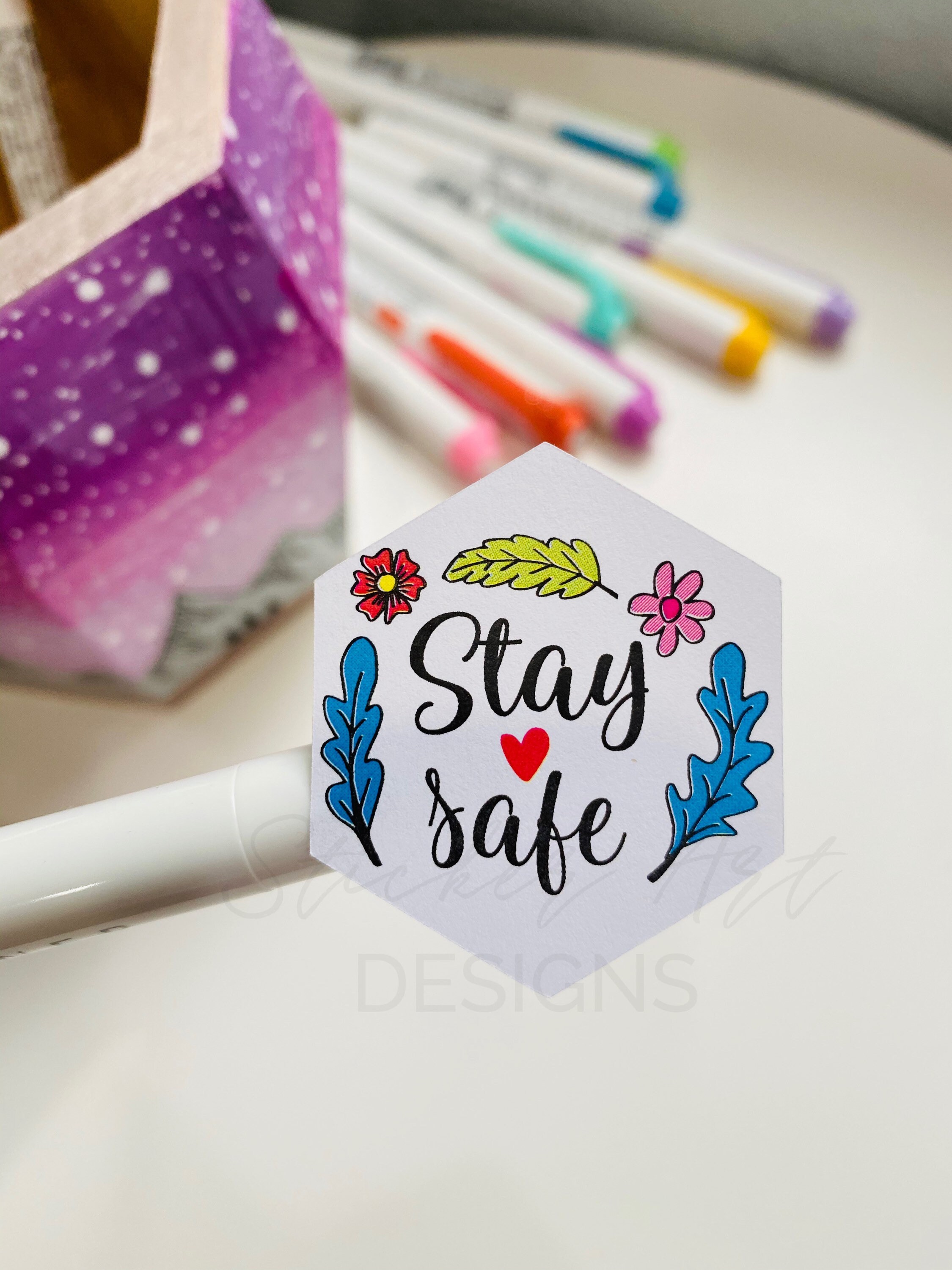 36 Stay Safe Stickers Business Stickers Happy Mail Stickers - Etsy