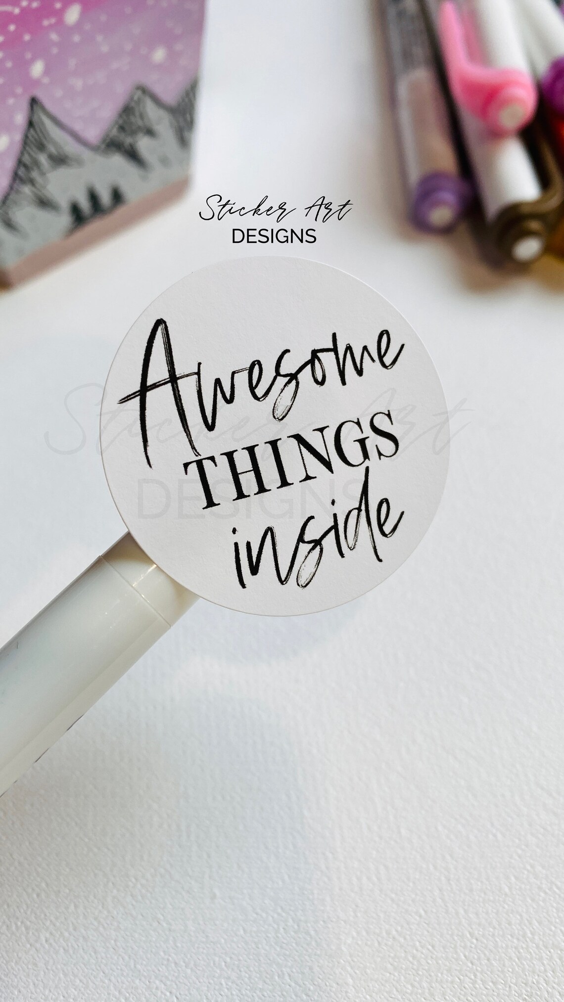 63 1 Awesome Things Inside Labels Small Business - Etsy