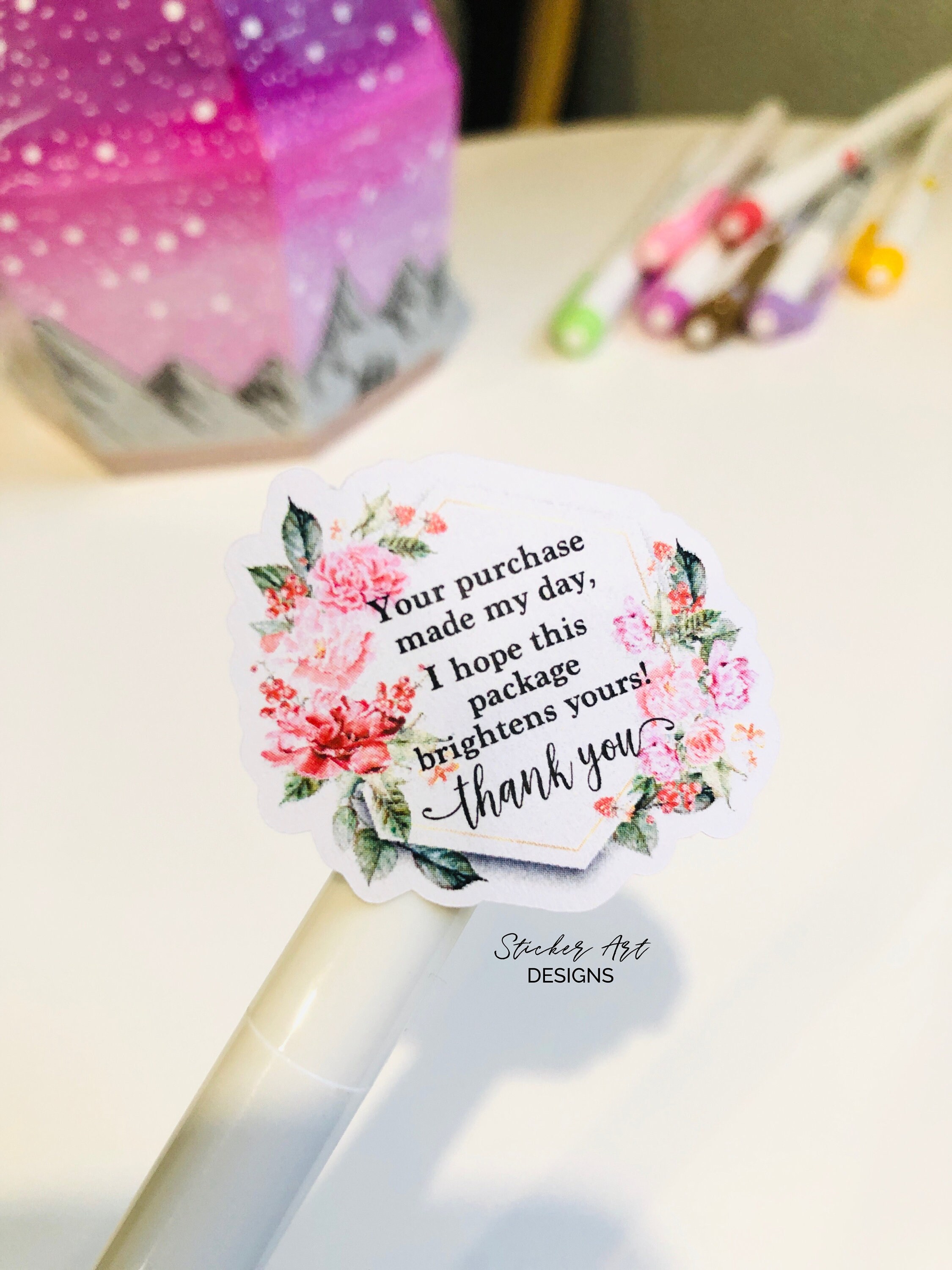 35 Thank You Stickers Happy Mail Labels Packaging Stickers | Etsy