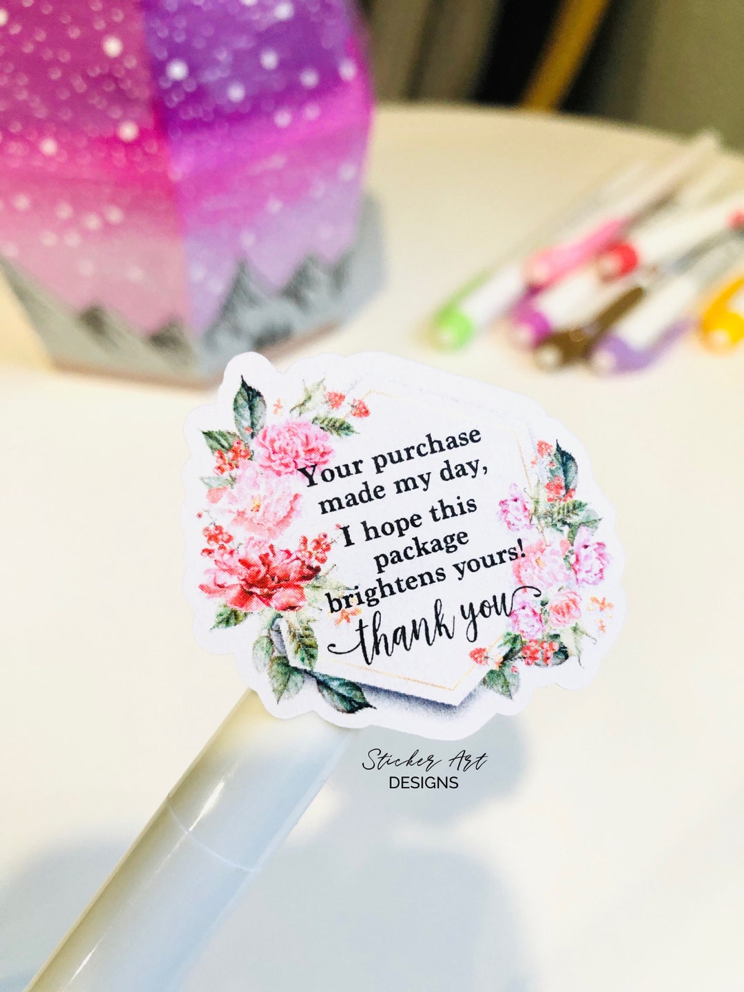 35 Thank You Stickers, Happy Mail Labels, Packaging Stickers, Best Mail ...