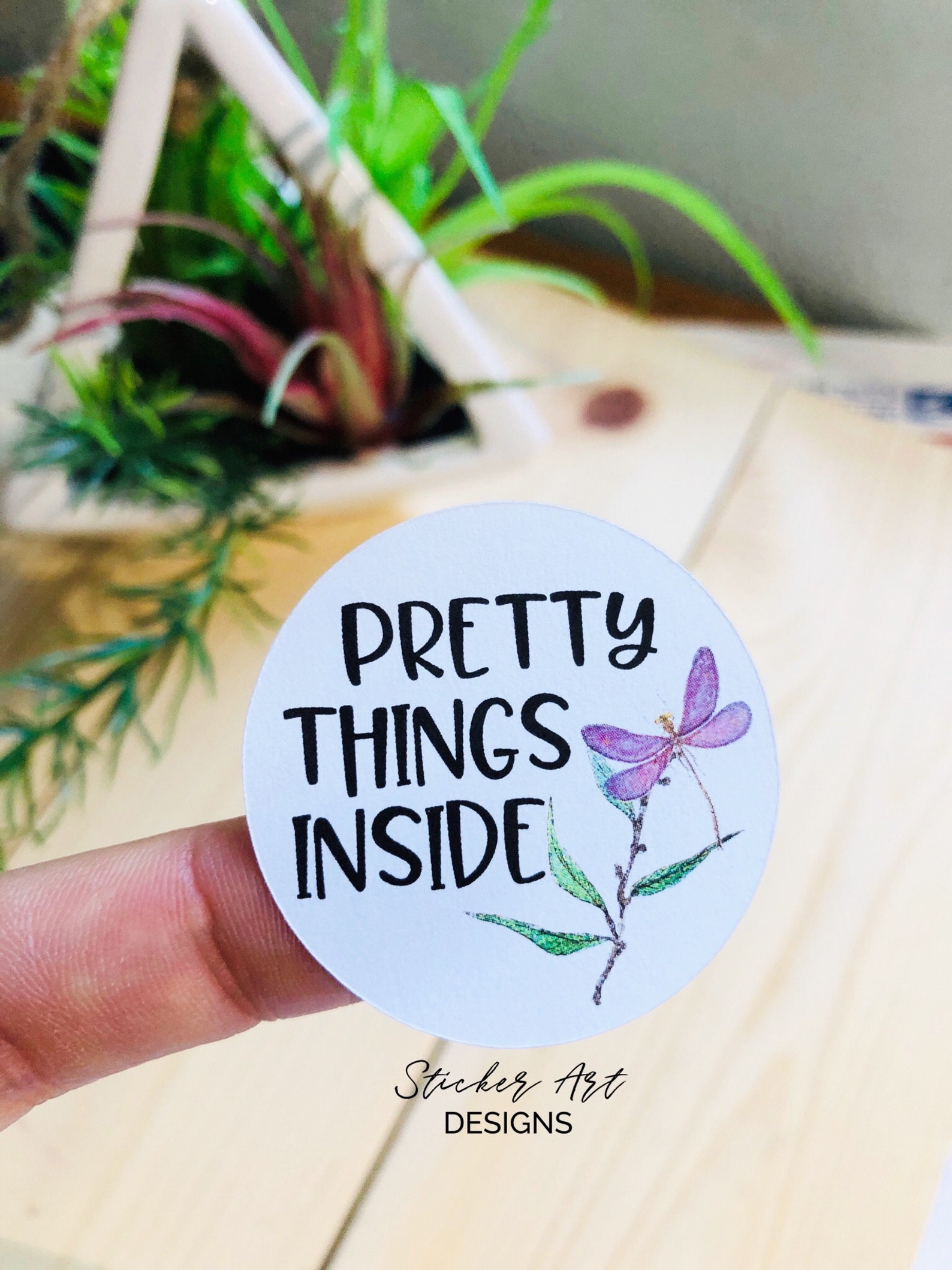 30 Pretty Things Inside Stickers FUN Business Packaging | Etsy