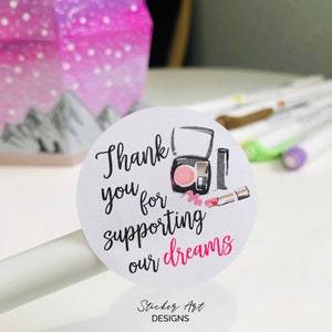 Make up Stickers, Avon Make up Stickers, Handcrafted Make Up, Natural ...