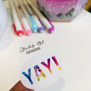 45 YAY Stickers, Packaging Stickers, Planner Stickers, Small Business ...
